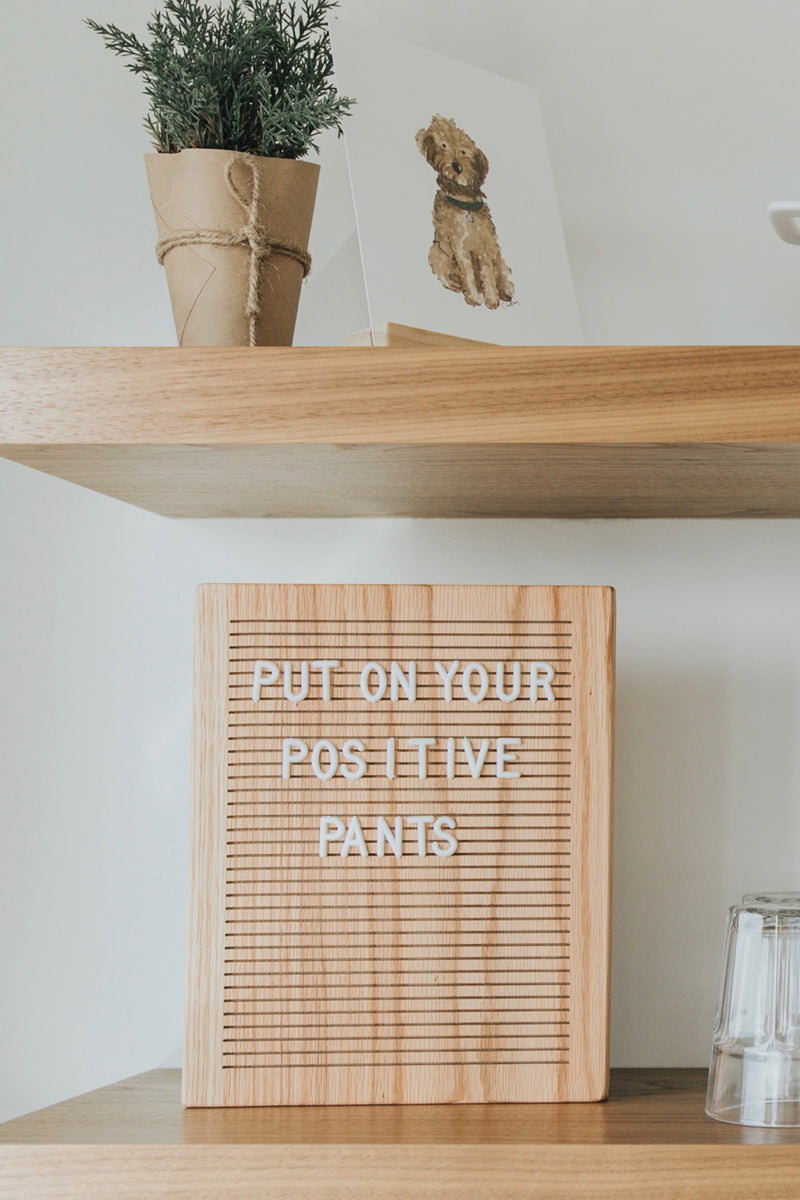 Wood Letter Board | Trendy Home Decor | RETTEL – Rettel Co.